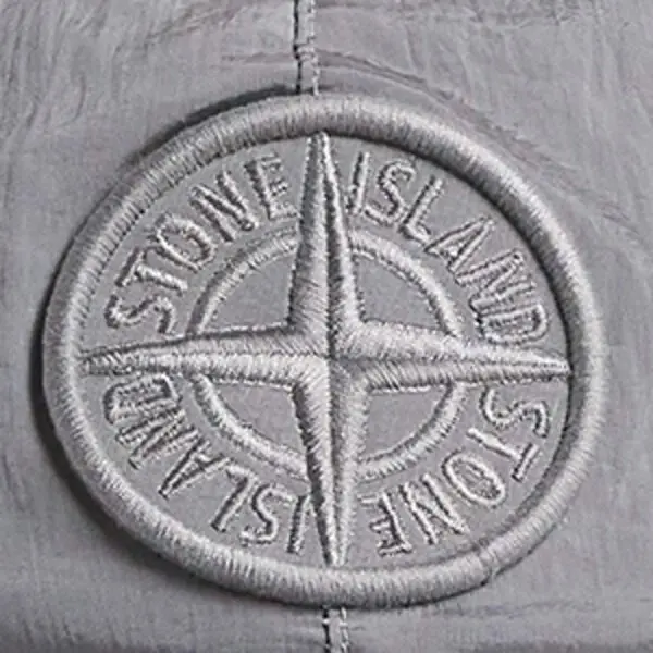 Stone Island Logo Baseball Cap - Grey
