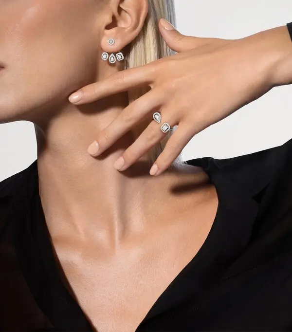 Messika My Twin Toi Et Moi Diamond Ring In 18k White Gold