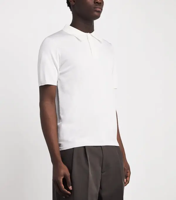 Sandro Knitted Polo Shirt