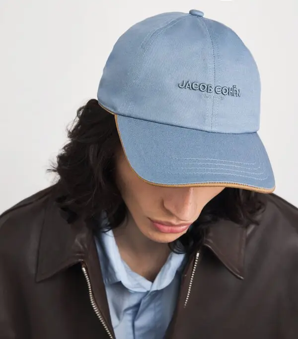 JACOB COHЁN Cotton Baseball Cap - Blue