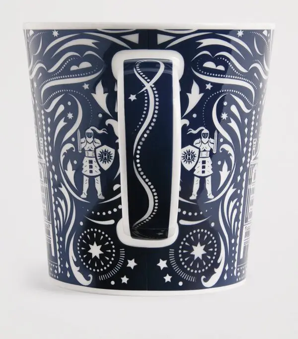 Harrods Knights Of Brompton Road Mug - Blue
