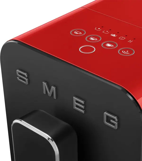 SMEG X Porsche Bean To Cup Automatic Coffee Machine - Red
