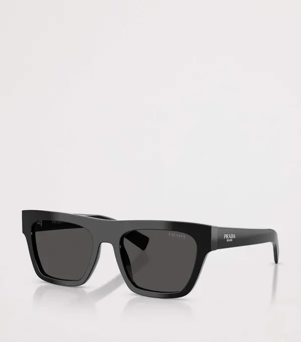 Prada Acetate Rectangular Sunglasses