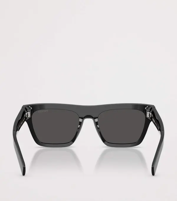 Prada Acetate Rectangular Sunglasses
