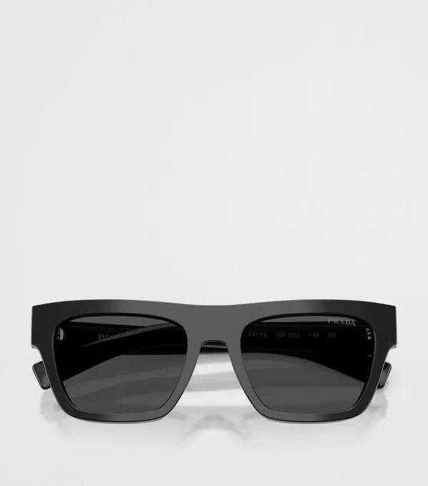 Prada Acetate Rectangular Sunglasses