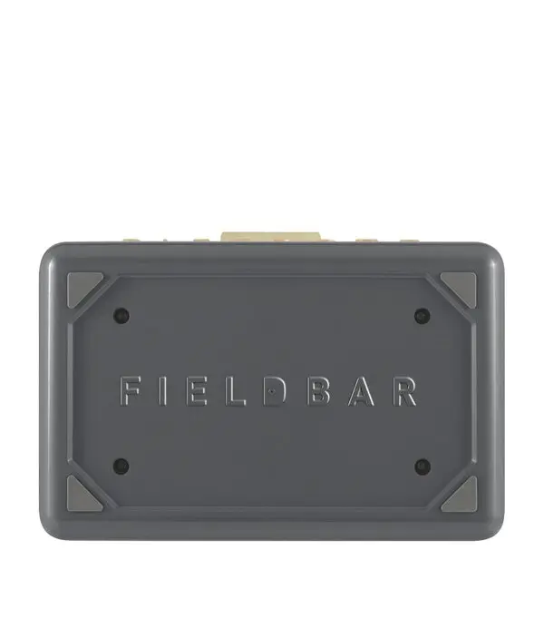 FIELDBAR Mini Bar Cooler Box With Leather Sling - Grey