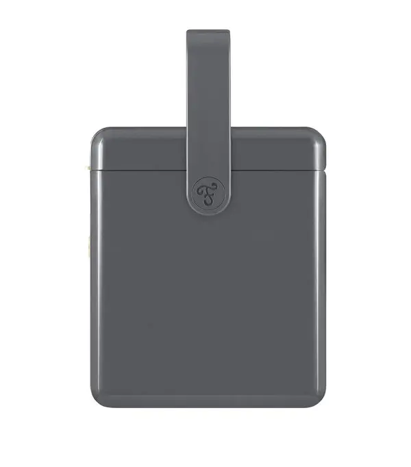 FIELDBAR Mini Bar Cooler Box With Leather Sling - Grey