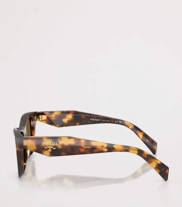 Prada Acetate Square Sunglasses - Brown