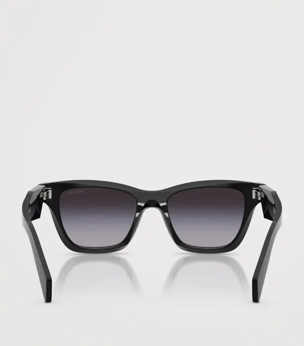 Prada Acetate Square Sunglasses - Black