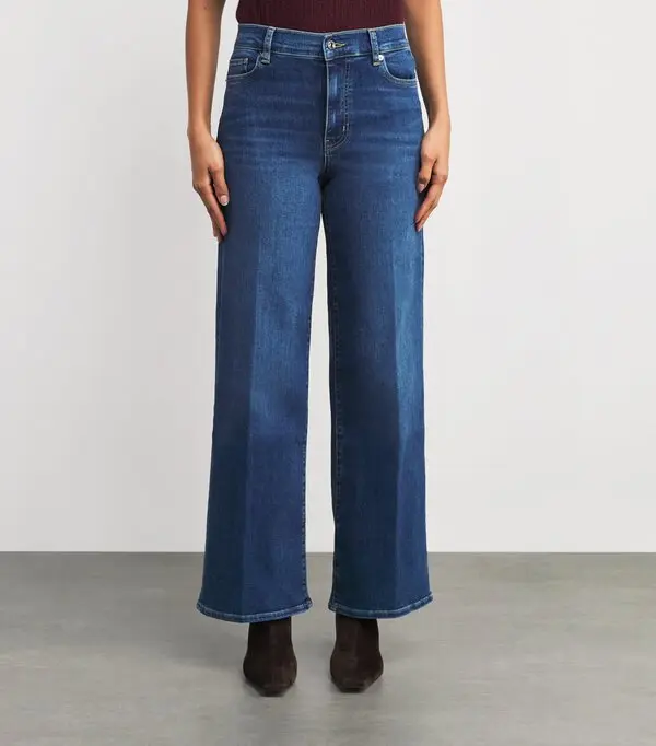 FRAME Le Slim Palazzo Wide-leg Jeans