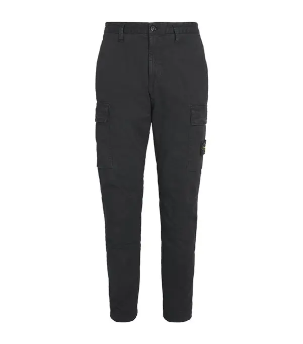 Stone Island Stretch-cotton Cargo Trousers