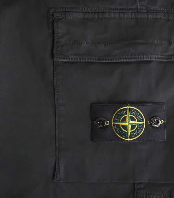 Stone Island Stretch-cotton Cargo Trousers