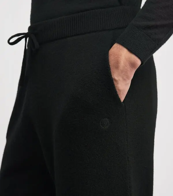 Harrods Cashmere Sweatpants - Black