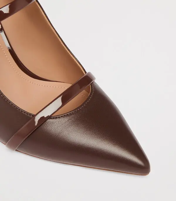 MALONE SOULIERS Maureen 70mm Heeled Mules - Brown