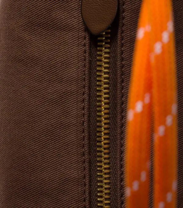 Miu Miu Gabardine Pouch With Wristlet - Brown