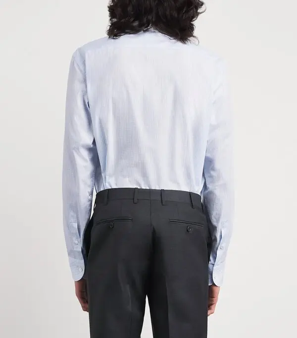 Brioni Cotton Check Shirt