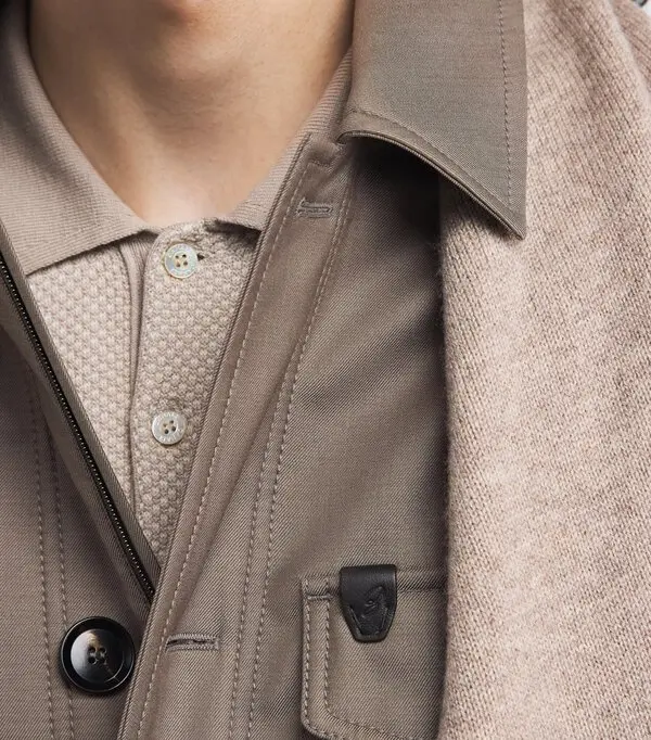 Brioni Wool Padded Field Jacket