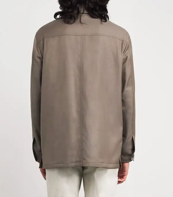 Brioni Wool Padded Field Jacket