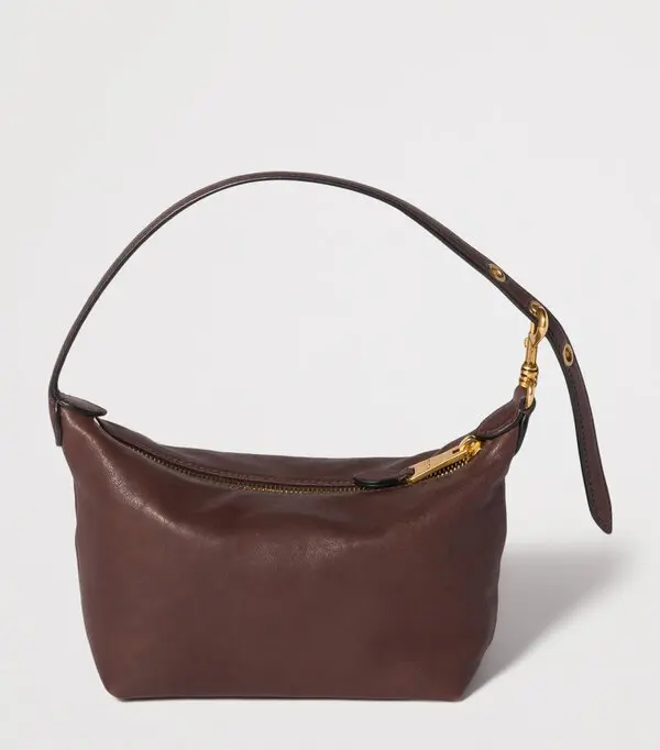 Miu Miu Nappa Leather Pouch - Brown