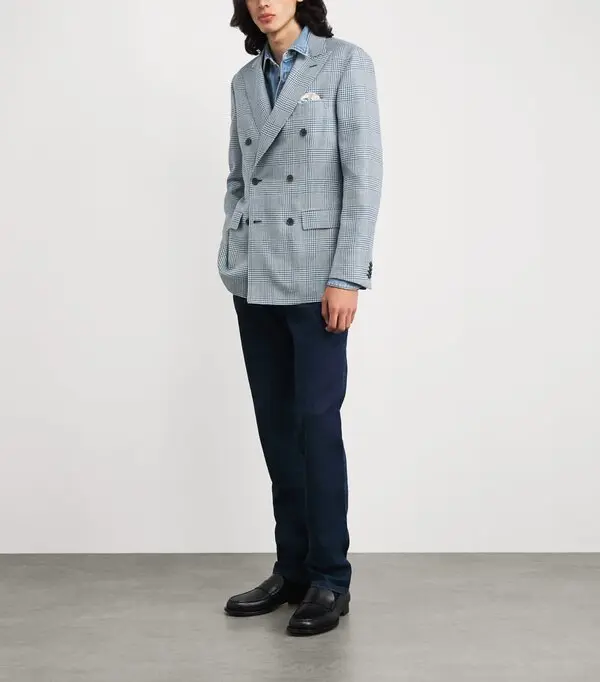 Brioni Wool-silk-linen Soffio Blazer
