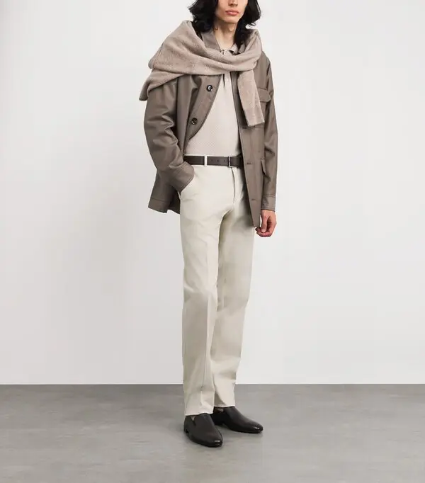 Brioni Wool Tailored Trousers