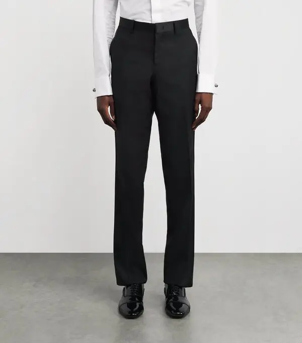 Emporio Armani Virgin Wool Tailored Trousers