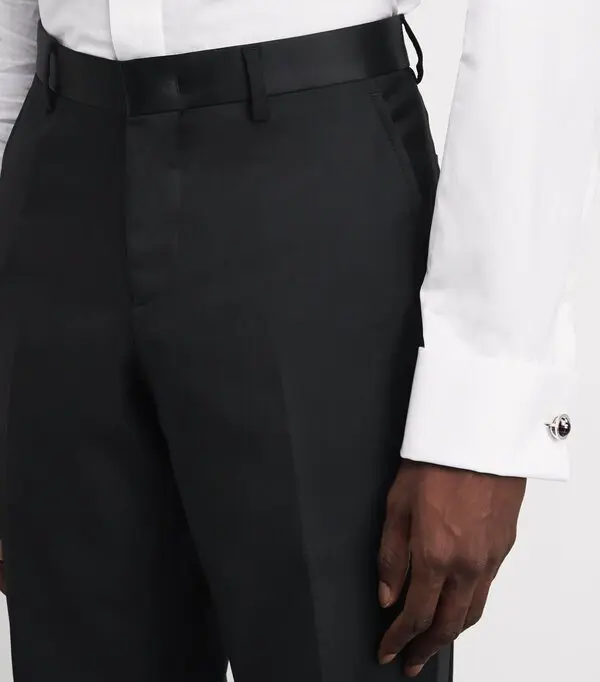 Emporio Armani Virgin Wool Tailored Trousers