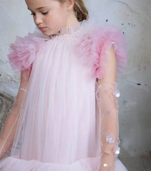 TUTU DU MONDE Embellished Tulle Gloves