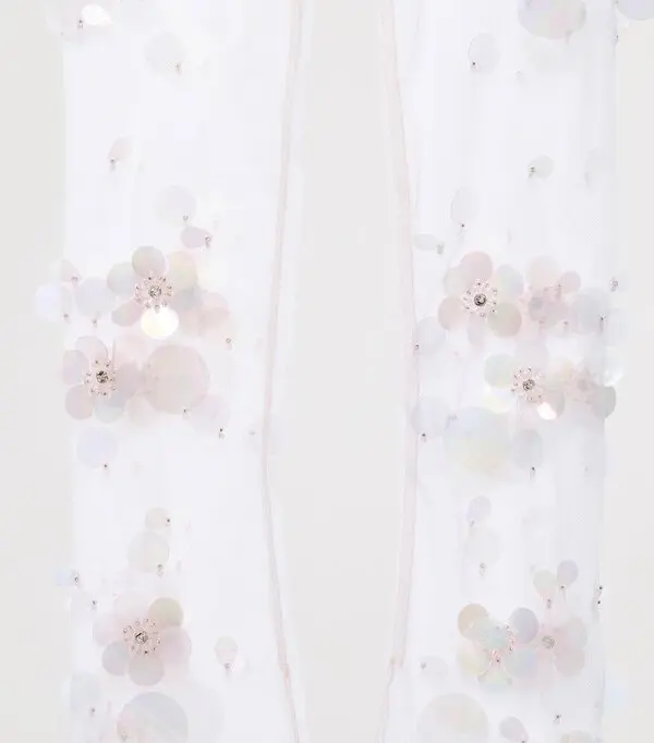 TUTU DU MONDE Embellished Tulle Gloves
