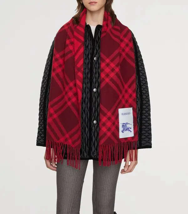 Burberry Cashmere Check Scarf