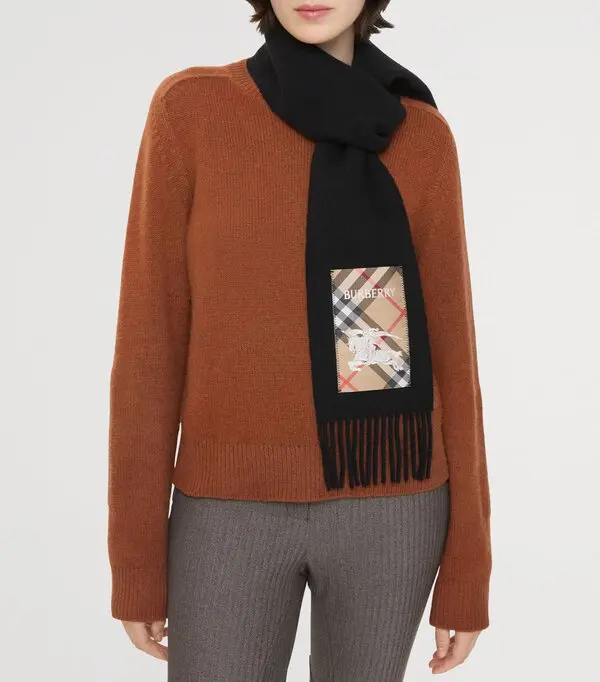Burberry Cashmere Check Scarf