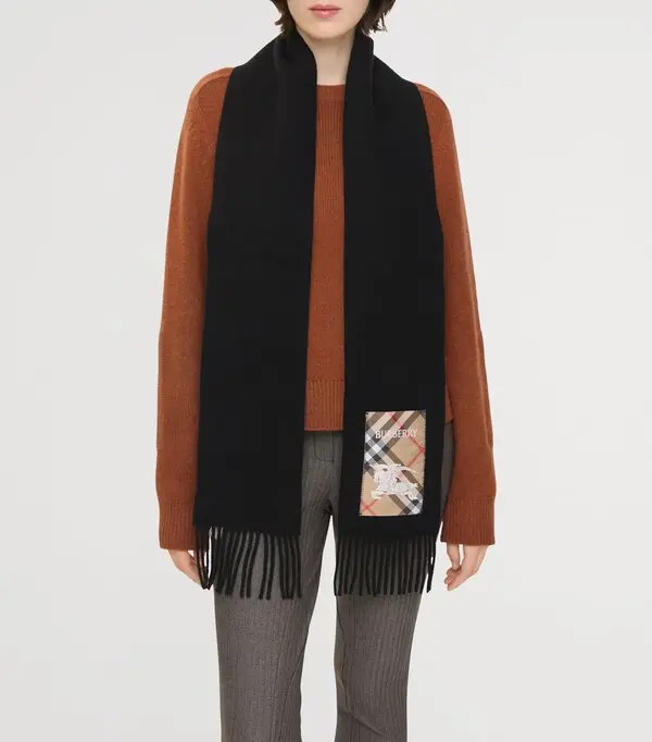Burberry Cashmere Check Scarf