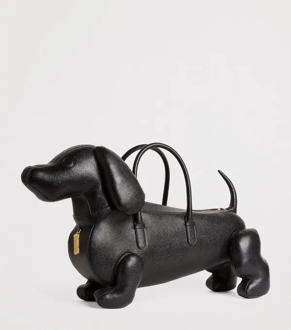 Thom Browne Hector Leather Dog Bag