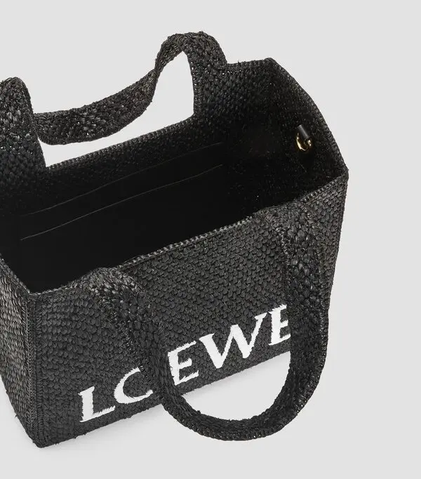 Loewe X Paula's Ibiza Medium Font Tote Bag - Black