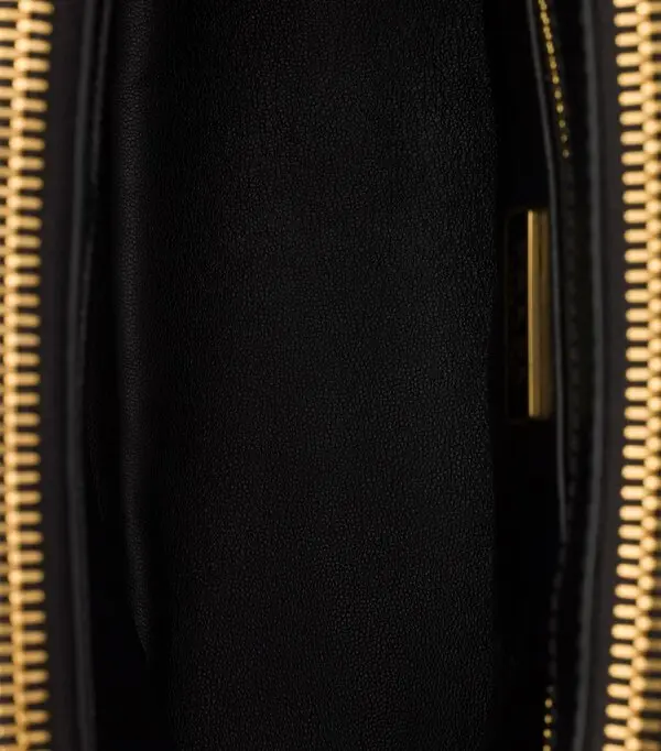Prada Mini Saffiano Leather Galleria Top-handle Bag - Black