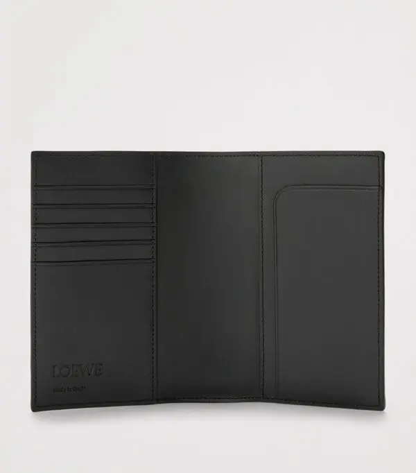 Loewe Grained Leather Puzzle Edge Passport Cover