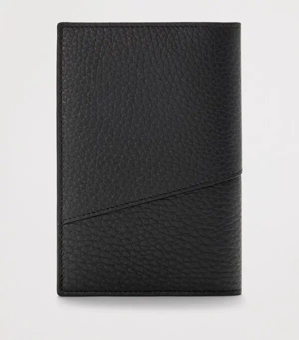 Loewe Grained Leather Puzzle Edge Passport Cover