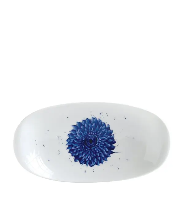 Bernardaud In Bloom Relish Dish - Blue