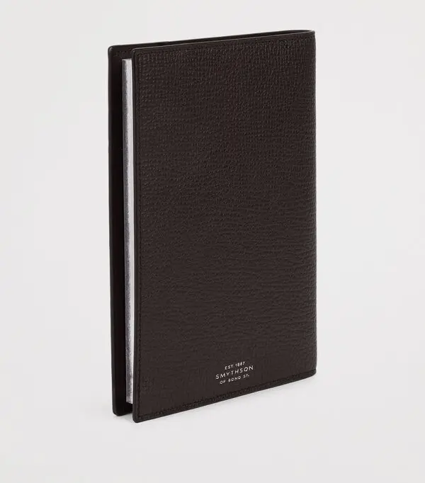 Smythson Calfskin Ludlow Evergreen Refillable Notebook