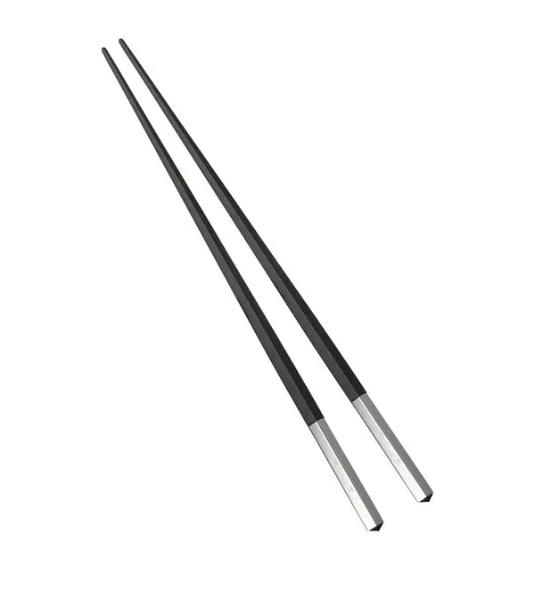 Christofle Silver-plated Uni Japanese Chopsticks - Black