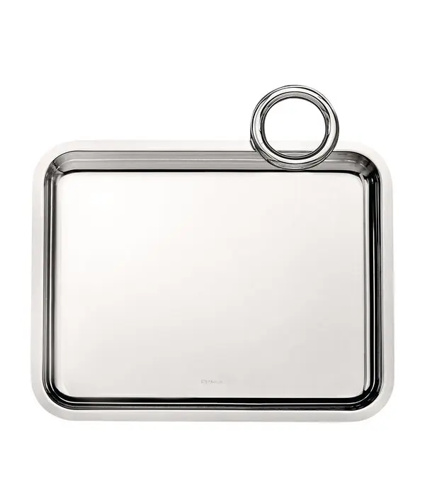 Christofle Plated Veritgo Tray - Silver