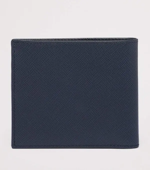 Prada Saffiano Leather Wallet - Blue