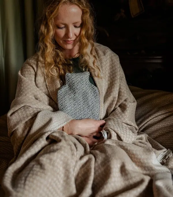 ARAMINTA CAMPBELL Small Alpaca-blend Hot Water Bottle