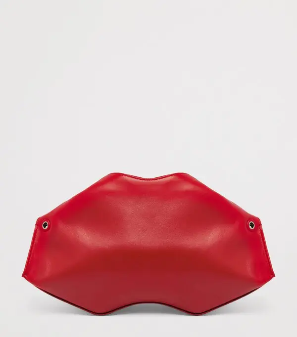 Alexander McQueen Leather Manta Clutch Bag
