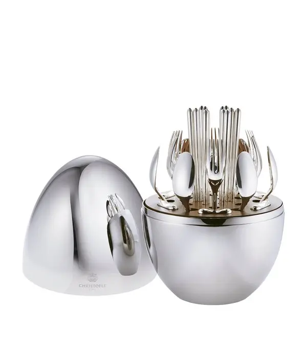 Christofle Mood Asia 24-piece Flatware Set - Silver