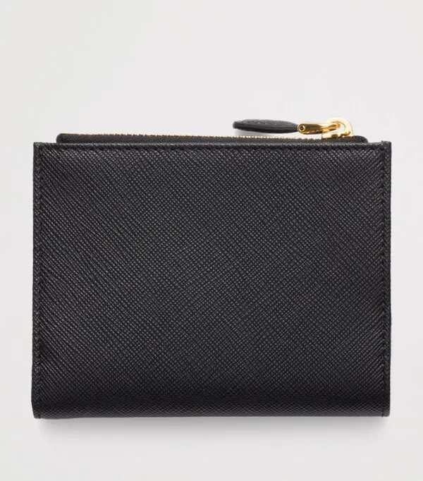 Prada Small Saffiano Leather Wallet - Black