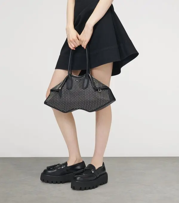 Alexander McQueen Studded Leather Top-handle Bag