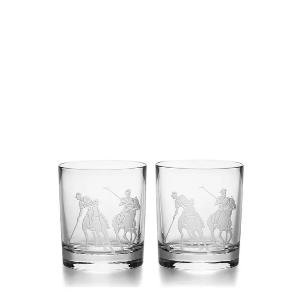 Ralph Lauren Crystal Garrett Old Fashioned Glasses - Clear