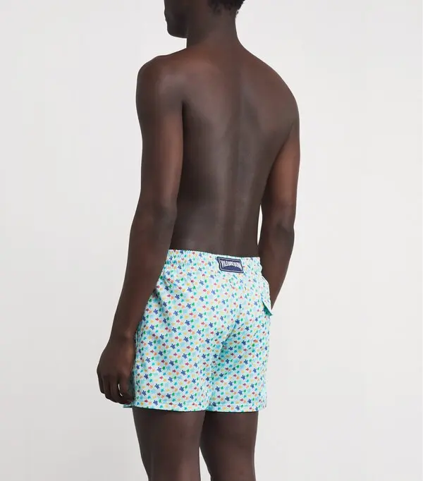 Vilebrequin Turtle Print Moorise Swim Shorts - Blue