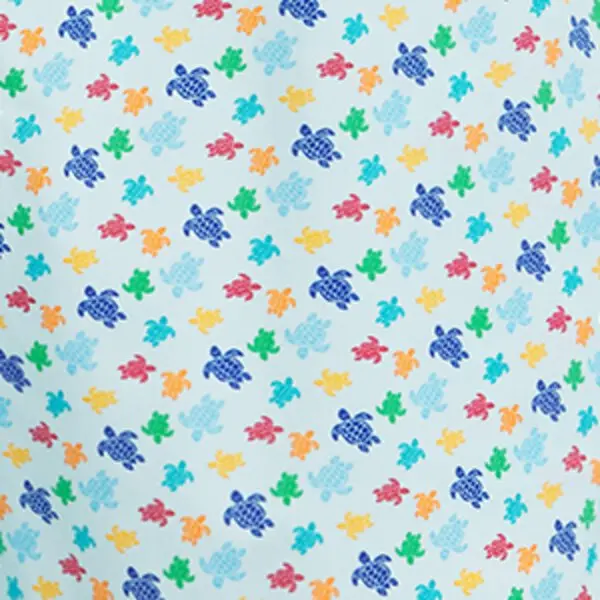 Vilebrequin Turtle Print Moorise Swim Shorts - Blue